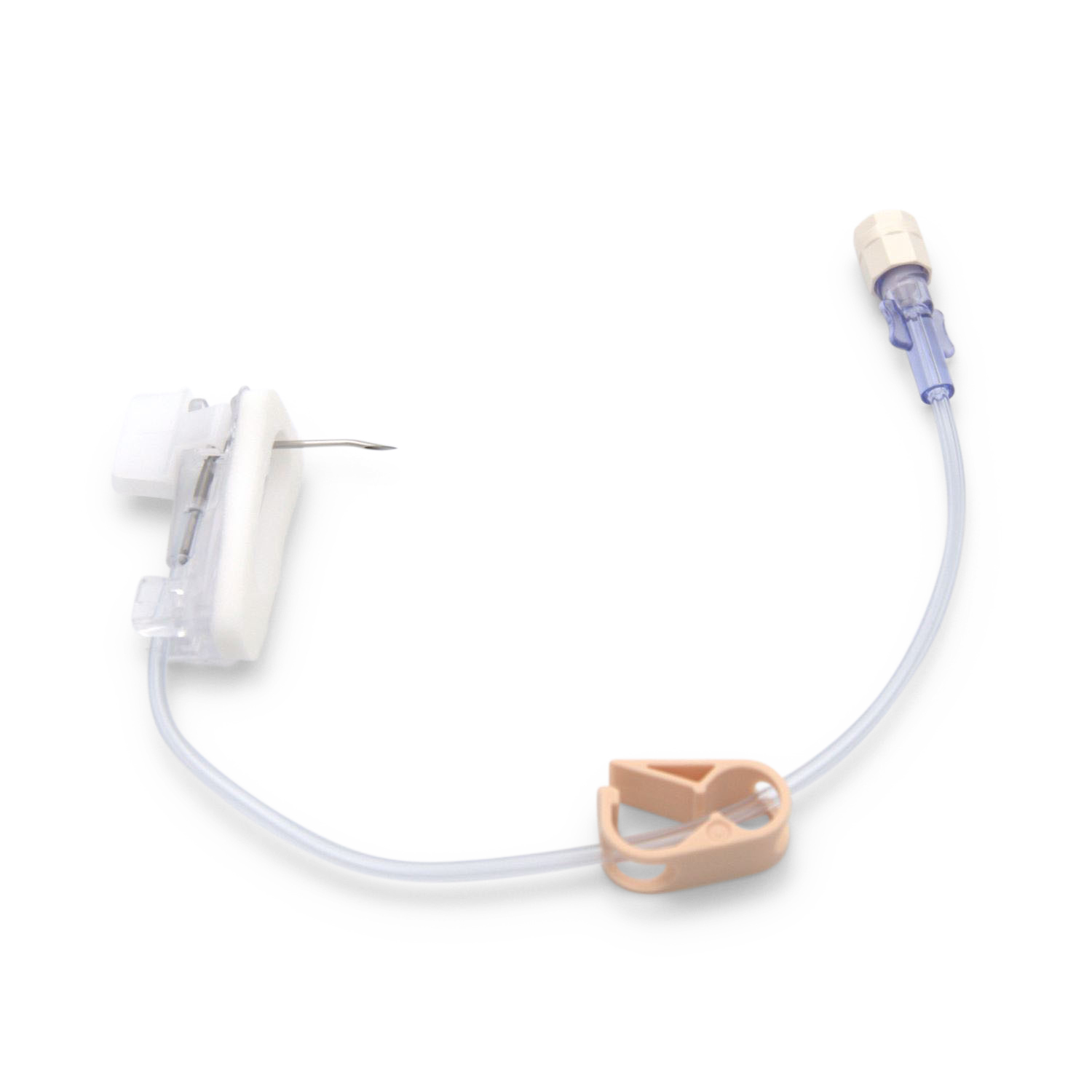 Gripper Plus™ 19G x 19 mm – Sicherheits-Portnadel mit Schutzmechanismus